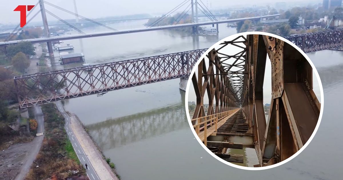 Ekskluzivni snimci zaboravljenog beogradskog mosta: Ovde su tutnjali ...
