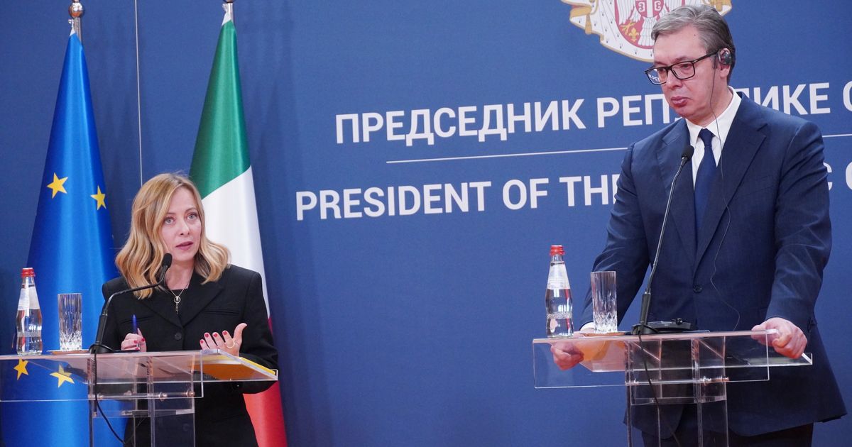 Predsednik Vučić i premijerka Italije Đorđa Melni poslali jasnu poruku nakon tet-a-tet sastanka ...