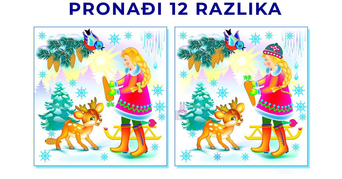 Pronađite 12 razlika za manje od jednog minuta - Ona.rs