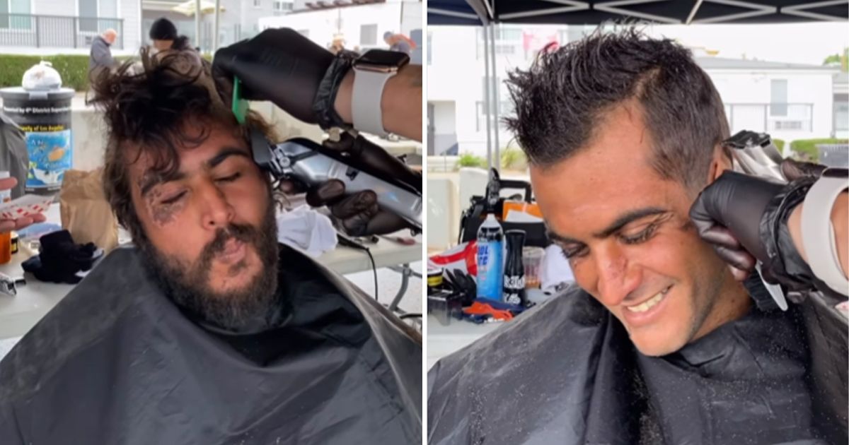 Frizer ošišao i sredio beskućnika, svi komentarišu čudesnu ...