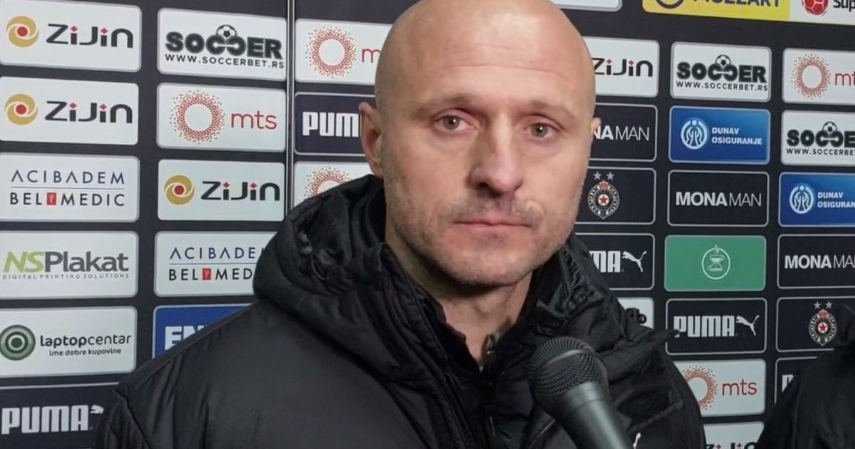 Duljaj: "Radnički je ostvario cilj, a to je da Partizan danas ne pobedi" - Telegraf.rs