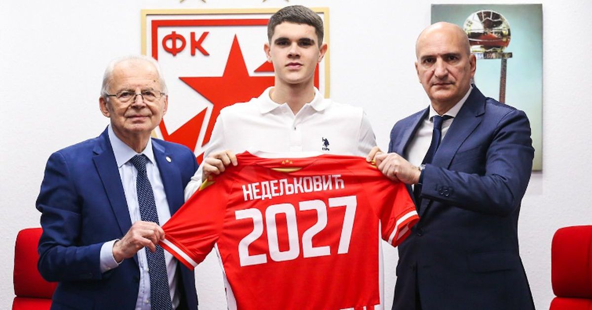 Kosta Nedeljković produžio ugovor sa Crvenom zvezdom do 2027. godine - Telegraf.rs