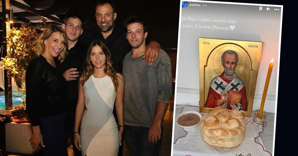 Divac slavi Nikoljdan! Ćerka objavila sliku iz doma, ispoštovani su ...