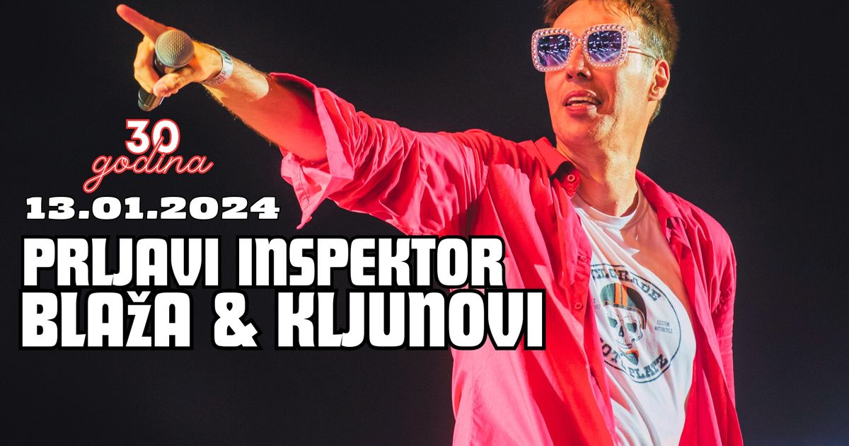 Prljavi Inspektor Blaža i Kljunovi obeležavaju 30 godina postojanja ...