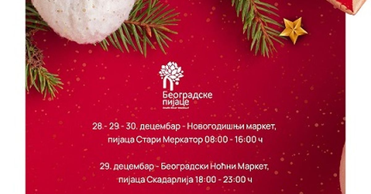 Novogodišnja čarolija na beogradskim pijacama - Telegraf.rs