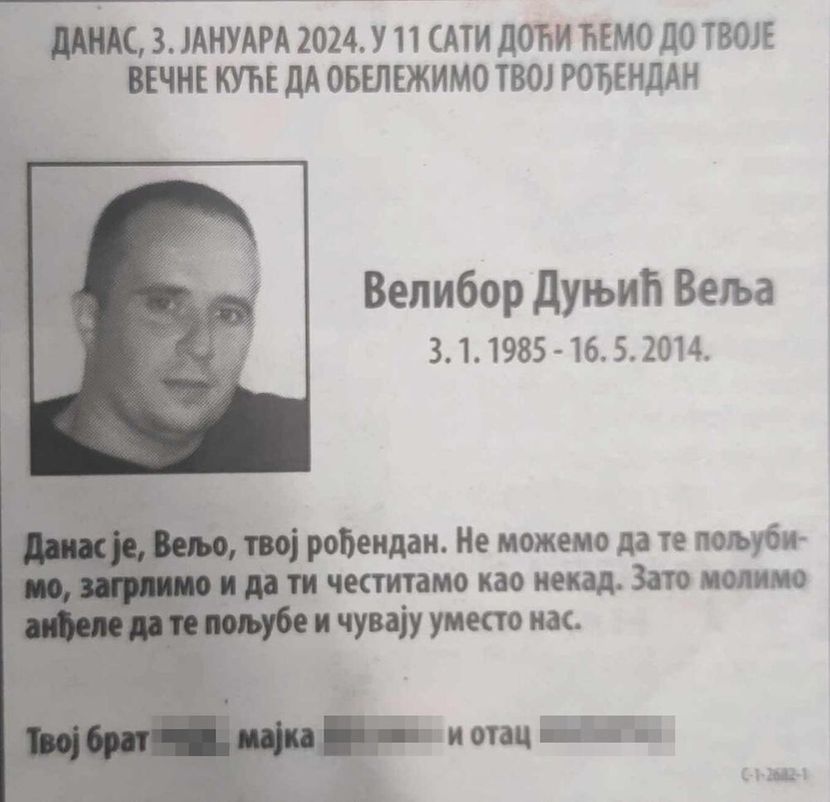 Naoružan došao do splava, pripremio se da puca, ali je ubica bio brži: Velibor Dunjić likvidiran ...