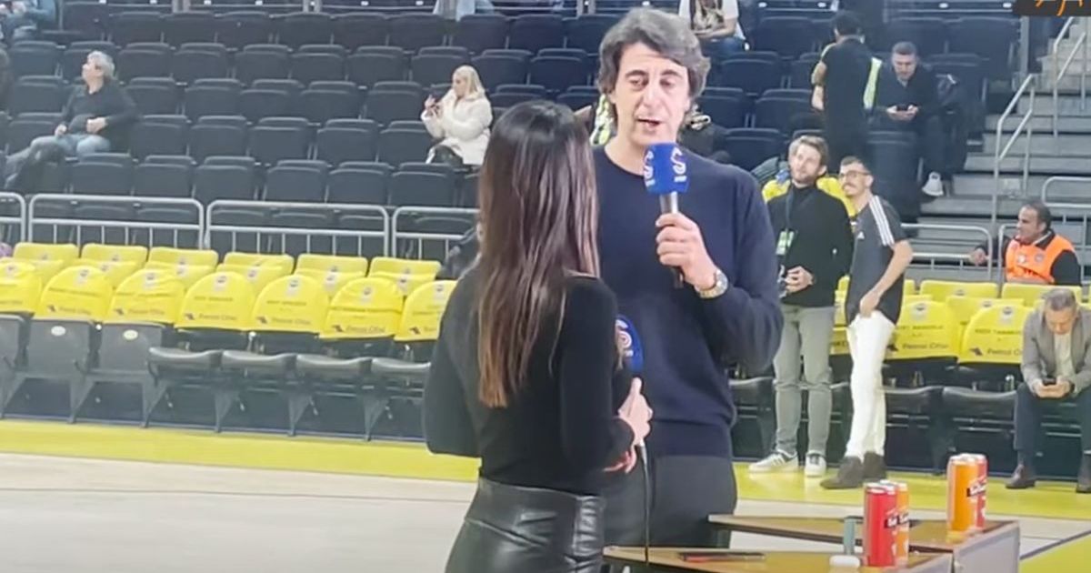 Atraktivna novinarka Evrolige dominirala i na meču Fenera i Partizana ...
