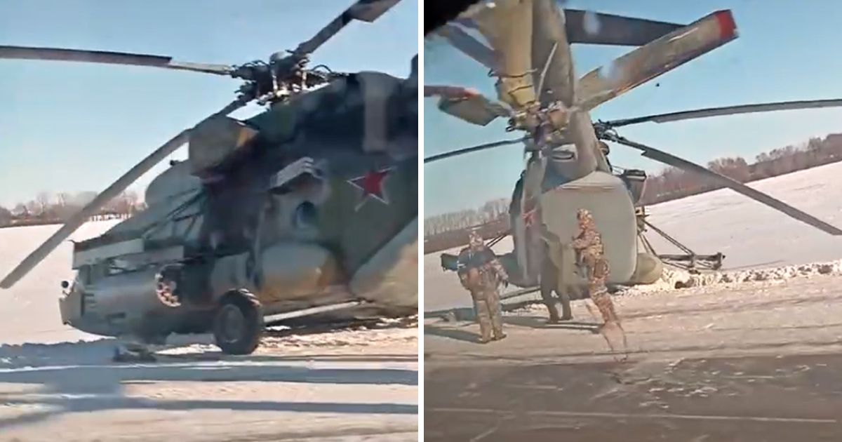 Ruski helikopter Mi-8MTV zakačio dalekovod blizu granice sa Ukrajinom ...