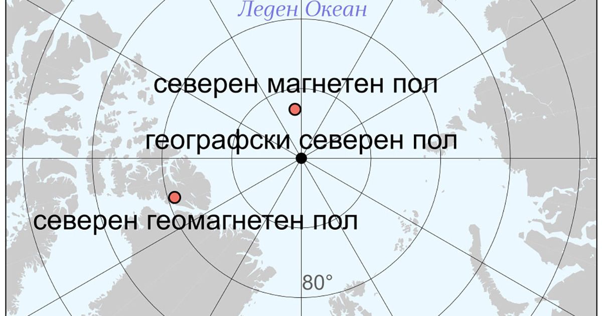 Zemljin magnetni severni pol zvanično ima novi položaj – novi magnetni ...