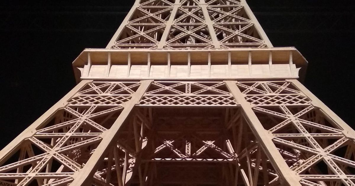 Pravio repliku Ajfelovog tornja od šibica 8 godina, sanjao Ginisov ...