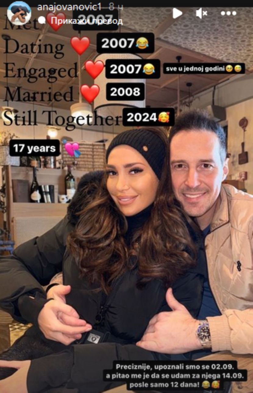 Žena Peđe Jovanovića otkrila koliko je jaka ljubav između njih: "Zaprosio me je posle 12 dana ...