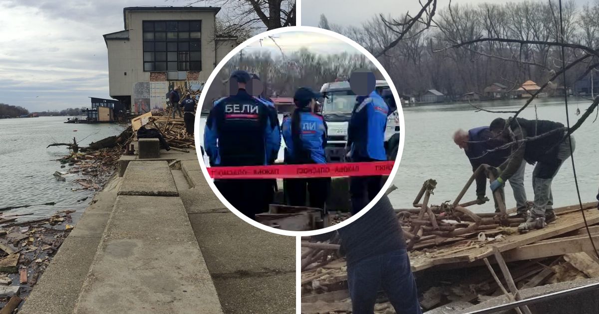 Uklonjen splav "Gusar" na Savskom keju: Ovo su fotografije i snimci s ...