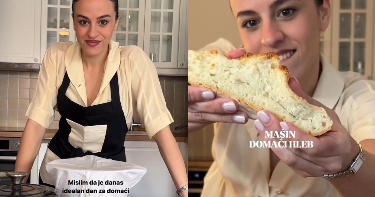 Memedovićeva ćerka zamesila hleb u kecelji: Rekreirala Konstraktin ...