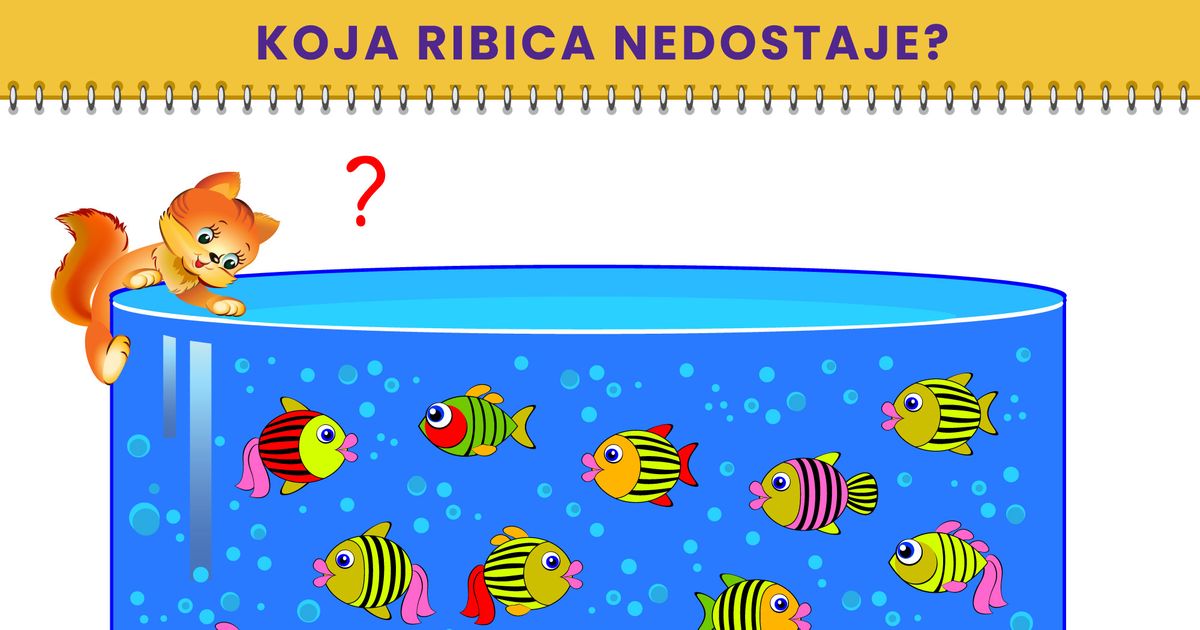 Pronađite ribicu koja nedostaje: Da li možete da oborite rekord od 11 ...