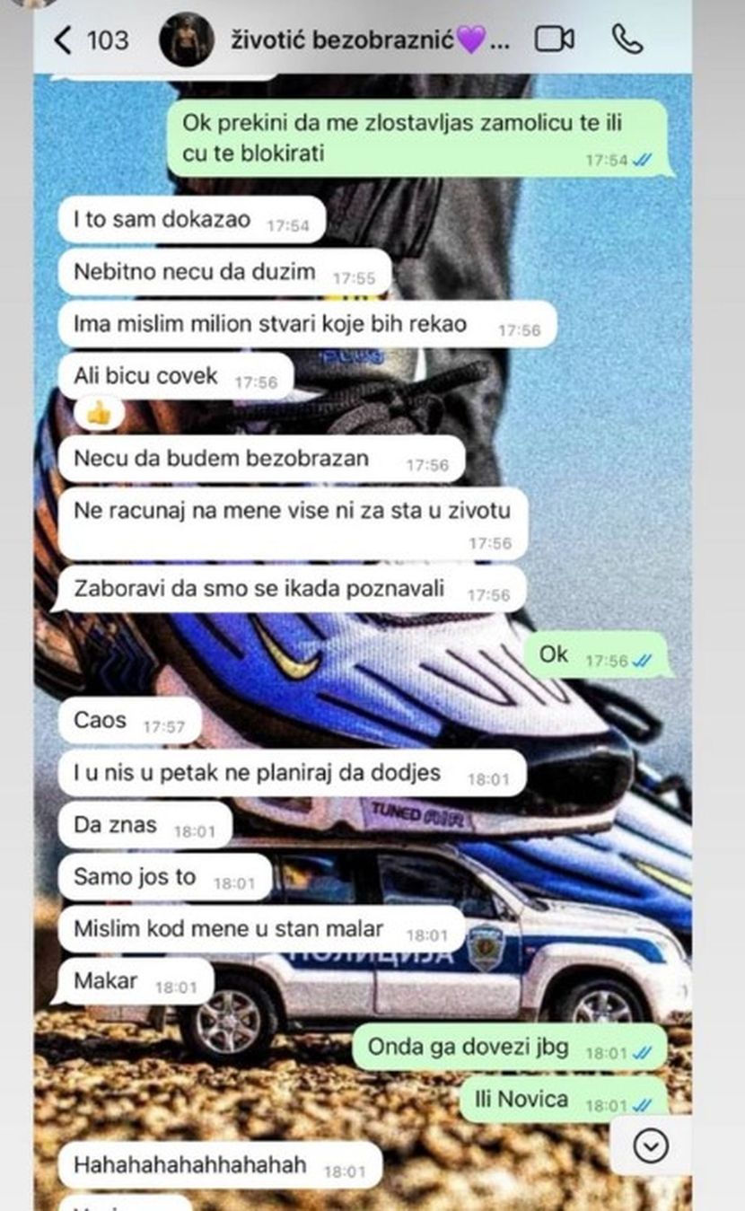 Tara Simov raskinula sa Danilom, objavila šokantne poruke: "Ne da mi da uđem u stan gde mi je ...