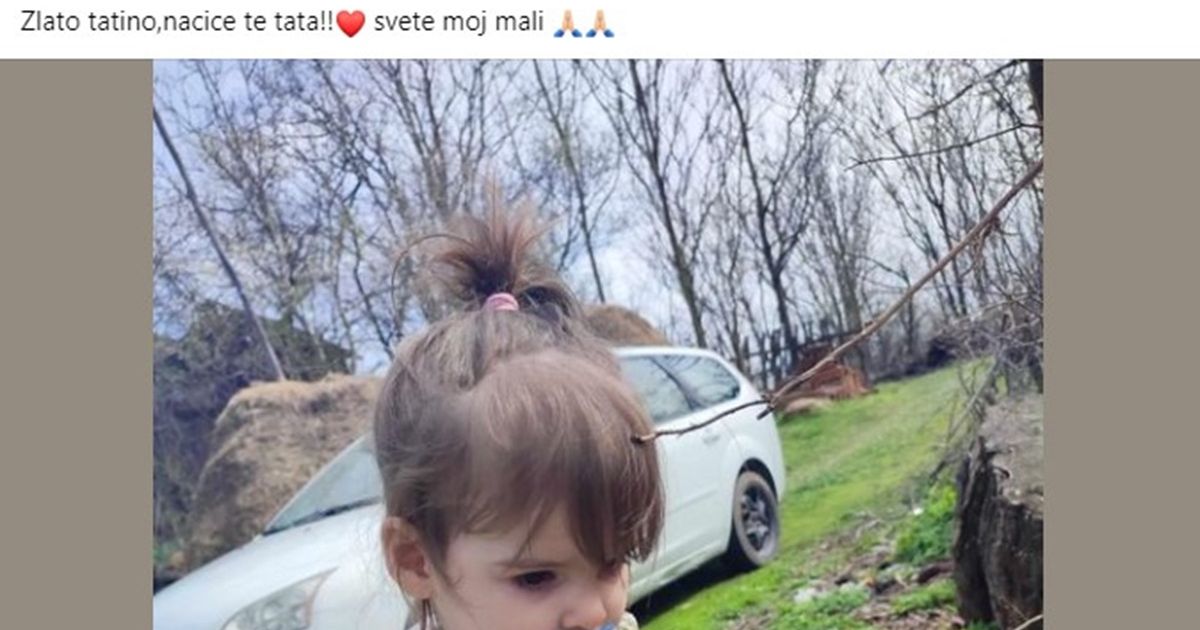 Oglasio se tata nestale male Danke: Dao je obećanje koje slama srce - Vesti - Telegraf.rs