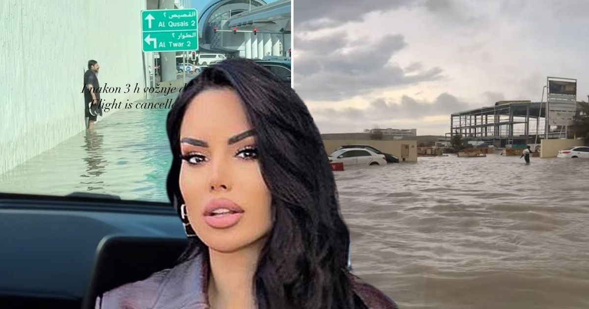 Iva Grgurić objavila strašne scene sa aerodroma u Dubaiju: "Ovo je užas ...