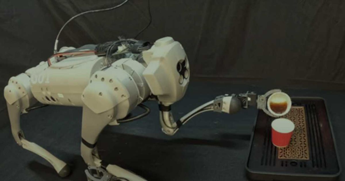 Spretni robot sa četiri noge može da hoda i barata predmetima simultano ...