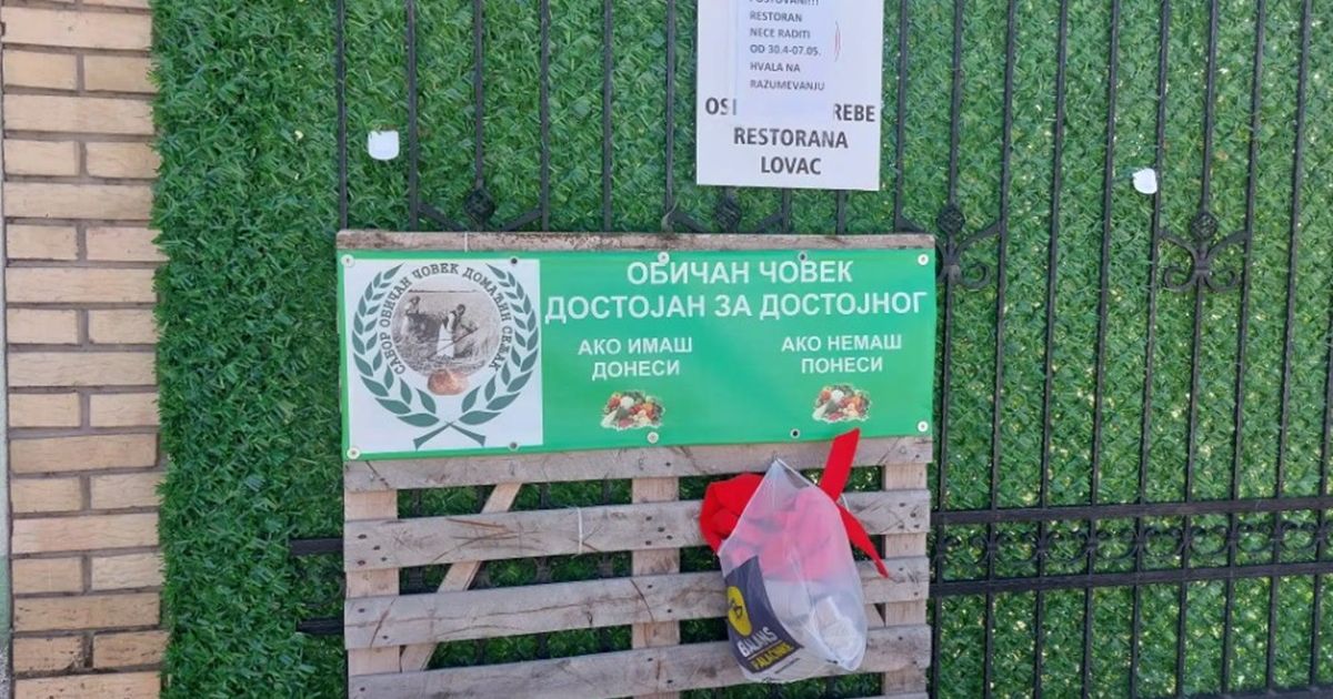 Ako imaš donesi, ako nemaš ponesi: Tabla koja vraća nadu u ljude ...