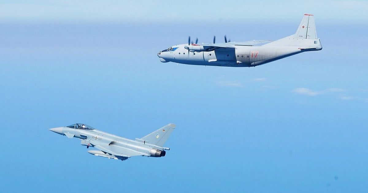 Nemački lovci Typhoon presreli ruske avione iznad Baltika: Liče na stare transportere, ali ...
