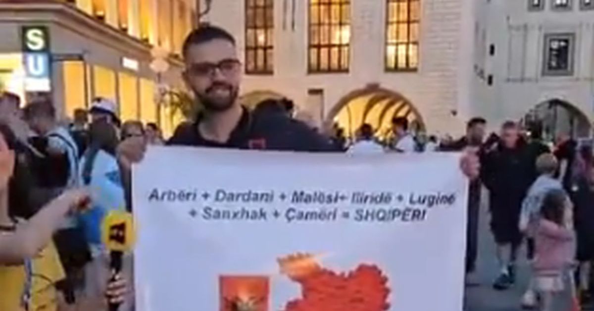 Najveća bruka na EP: Pogledajte šta su Albanci napravili u centru ...