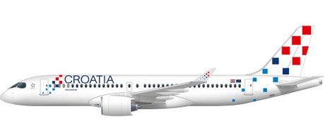Prvi Airbus A220 za Croatia Airlines stigao u Zagreb: Evo kako je tekao ...