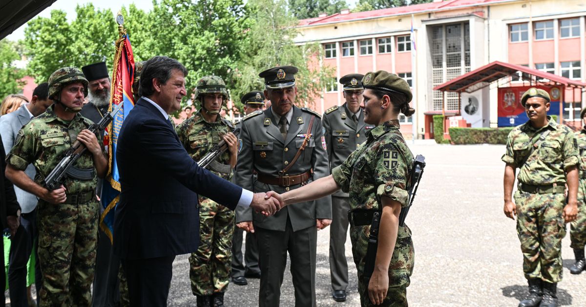 Ministar Gašić na polaganju zakletve vojnika generacije "jun 2024 ...