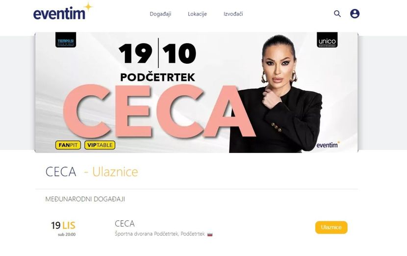 Ceci zakazali koncert na samo 10 metara od granice sa Hrvatskom ...