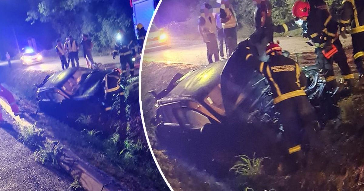 Automobil sleteo u kanal: Teška saobraćajna nesreća kod Čarapane ... Automobil sleteo u kanal: Teška saobraćajna nesreća kod Čarapane ...