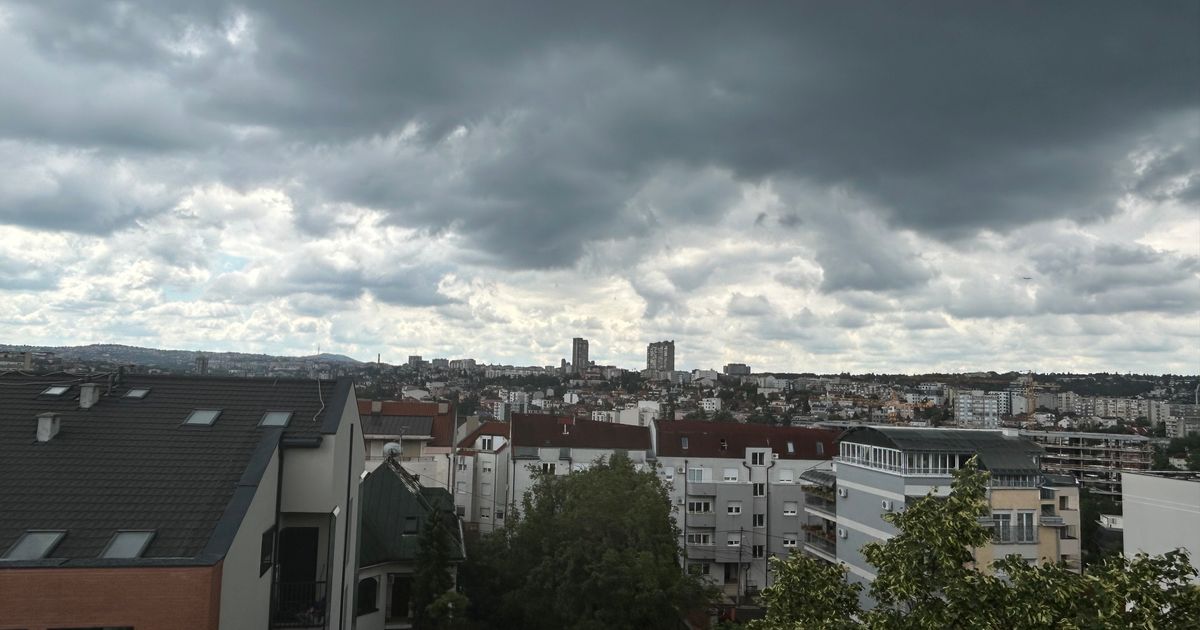 Pljusak na Voždovcu: Smračilo se nebo nad Beogradom - Vesti - Telegraf.rs