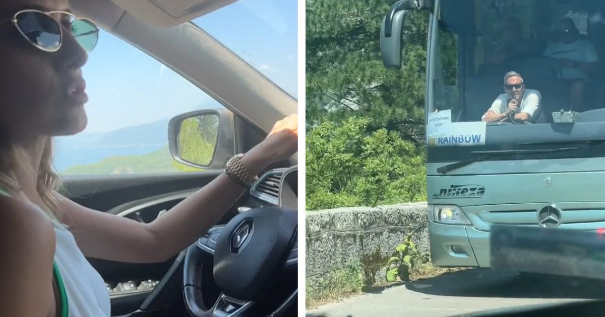 Crnogorci blokirali put Srpkinji, a levo od nje ambis: Iz inata nije ...