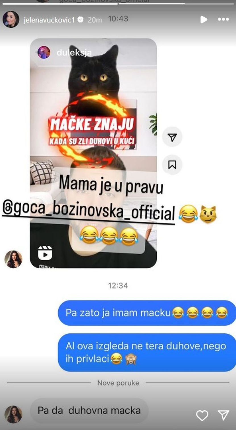 Jelena objavila poruke koje je razmenila sa majkom Gocom Božinovskom - Telegraf.rs