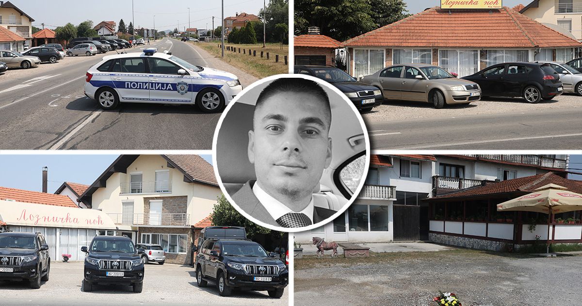 Prizor koji slama srca na mestu na kojem je Albanac ubio policajca kod ...