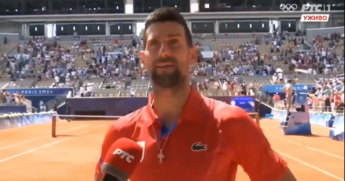 Djokovic showing his Serbian Orthodox cross for all to see: Is this ...