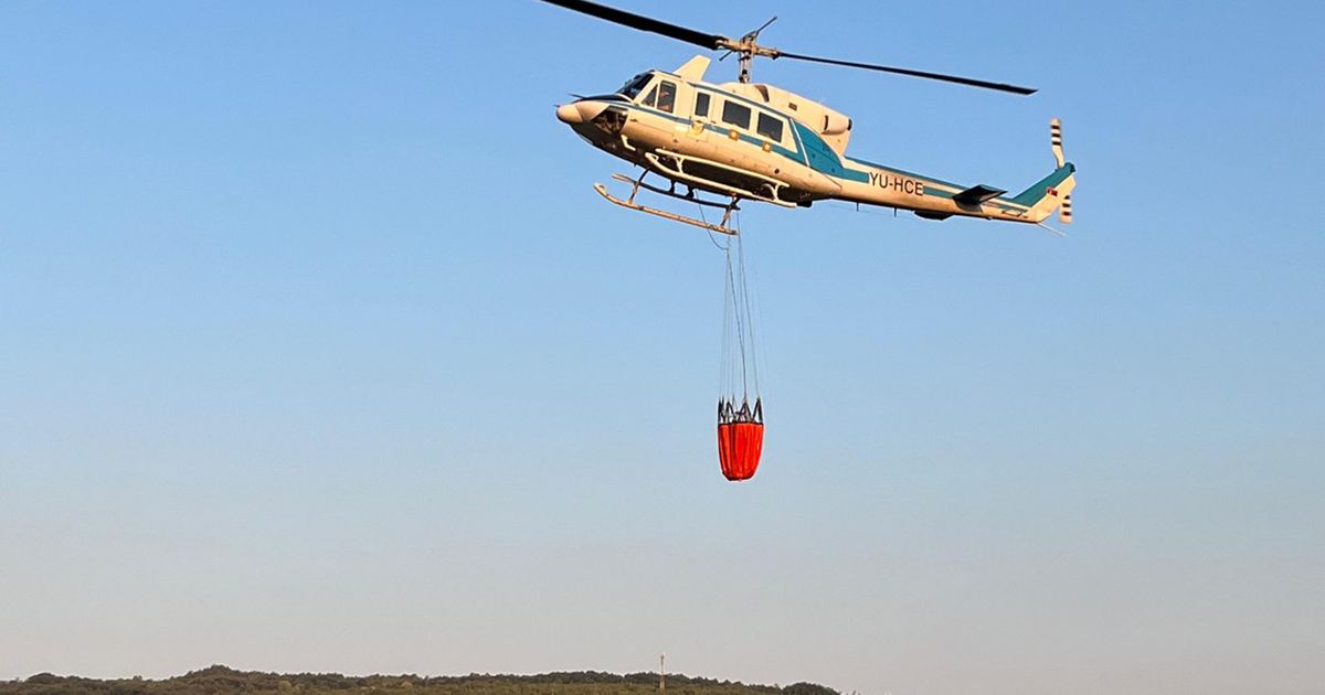 Wildfire in Bileca under control thanks to deployment of helicopters ...