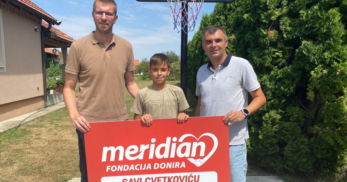 Zajedno u borbi za zdravlje Save Cvetkovića: Meridian fondacija u novoj humanitarnoj misiji ...