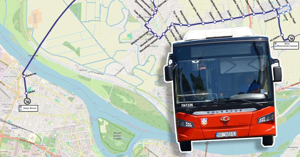 Pupinov most prekosutra dobija još jednu liniju gradskog prevoza, novi ...