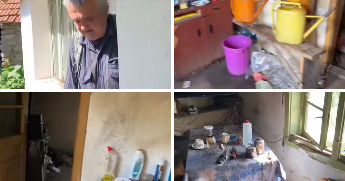 Zima je pred vratima, a deda Mile sam, gladan i zaboravljen od svih ...