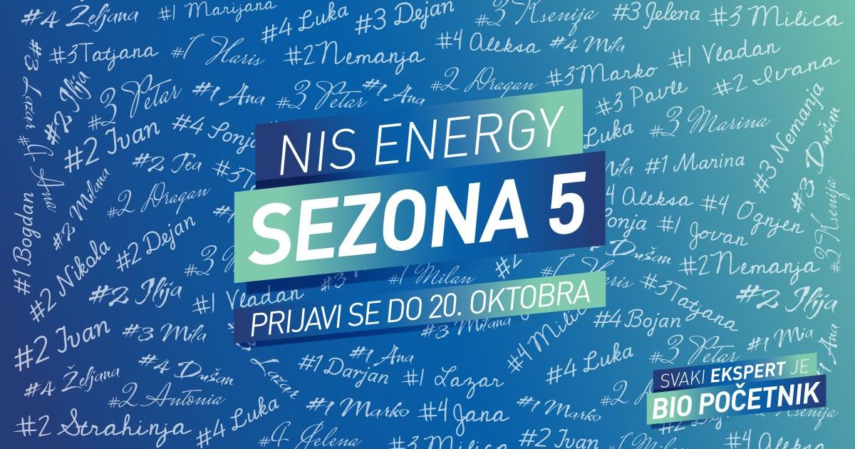 PETA SEZONA PROGRAMA "NIS ENERGY": Kompanija NIS pruža novu šansu ...
