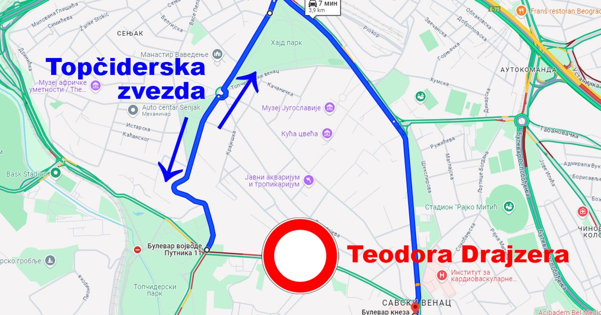 Potpuno se zatvara Ulica Teodora Drajzera! Slede višemesečni radovi, ovo je alternativna putanja ...