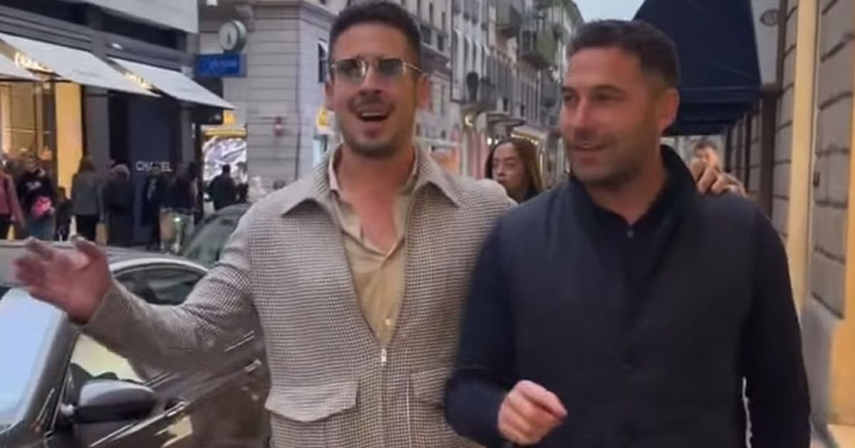 Nikola Rokvić i Duško Tošić prave atmosferu na ulicama Milana: Pakleni ...