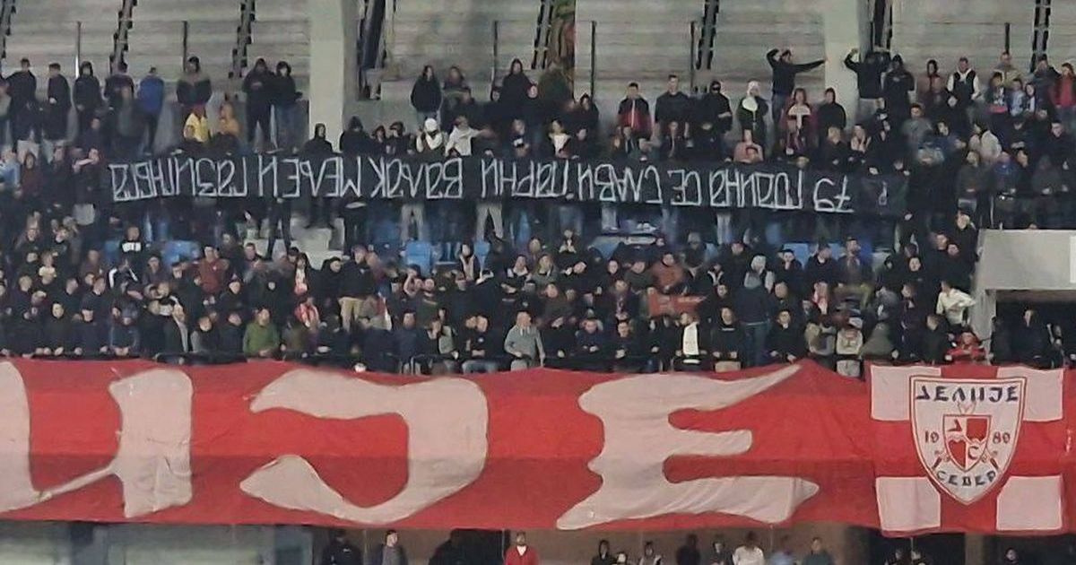 Delije otele Grobarima parolu, pa je okrenule naopačke i zapalile ...