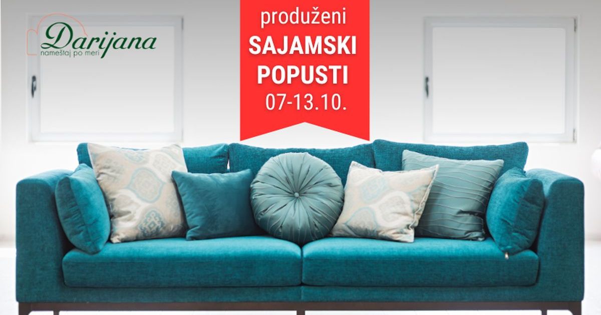 Produženi SAJAMSKI POPUSTI za nameštaj po vašoj meri - Ona.rs