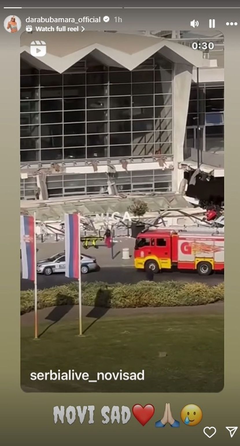 Skrhana Dara Bubamara nakon strašne tragedije u Novom Sadu - Telegraf.rs