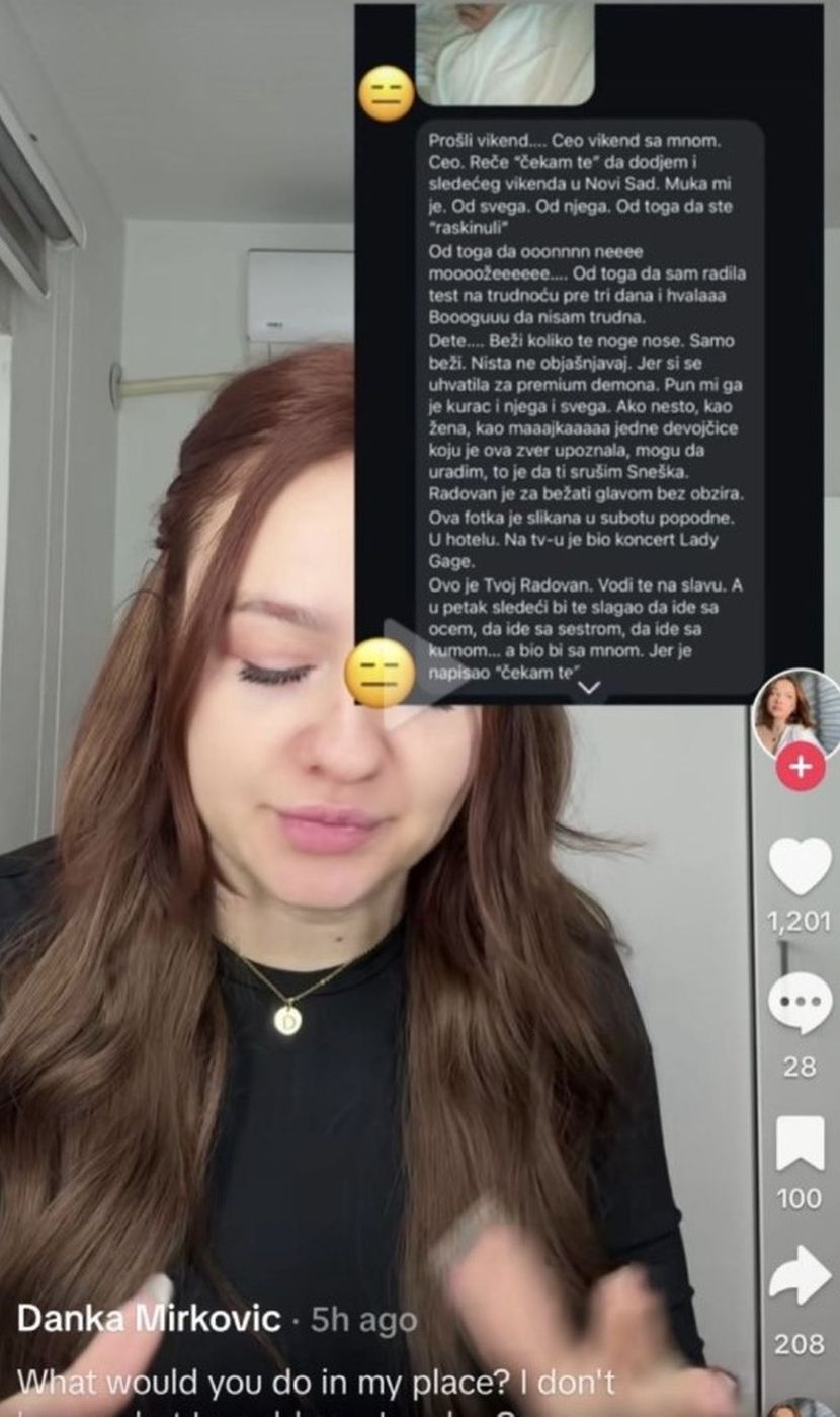 Skandalozna prepiska, pevačica vređala tiktokerku zbog bivšeg: Posle odnosa joj poslala sliku iz ...