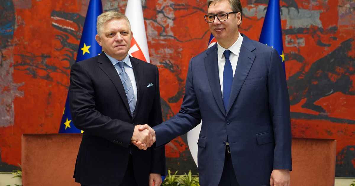Slovak PM Robert Fico visits Serbia; Vucic: Steps to strengthen ...