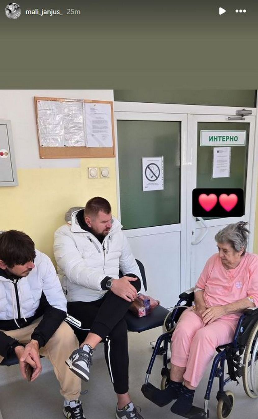 Marko Janjušević Janjuš posetio bolesnu baku u bolnici - Telegraf.rs