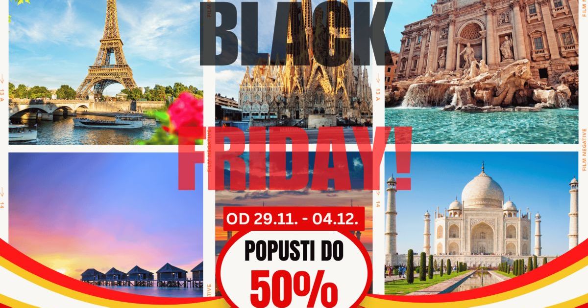 Putovanja za doček Nove godine po Black Friday akcijskim cenama ...