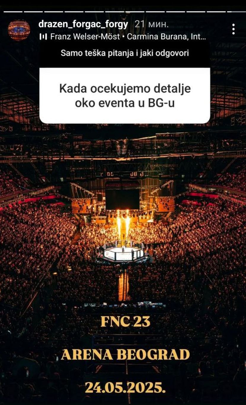 Preokret! Poznato kada FNC ponovo stiže u Beogradsku arenu! - Telegraf.rs