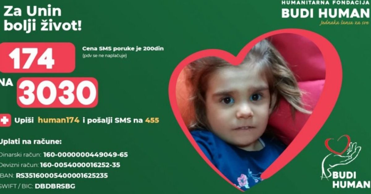 Una Bihorac je borac od dana svog rođenja, ali da bi pobedila potrebna ...